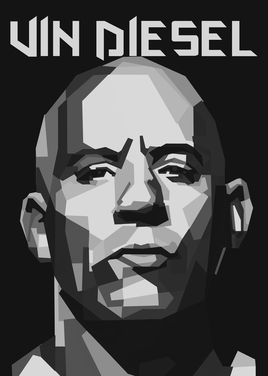 'diesel comedy succes' Poster by Mshel Tyan | Displate