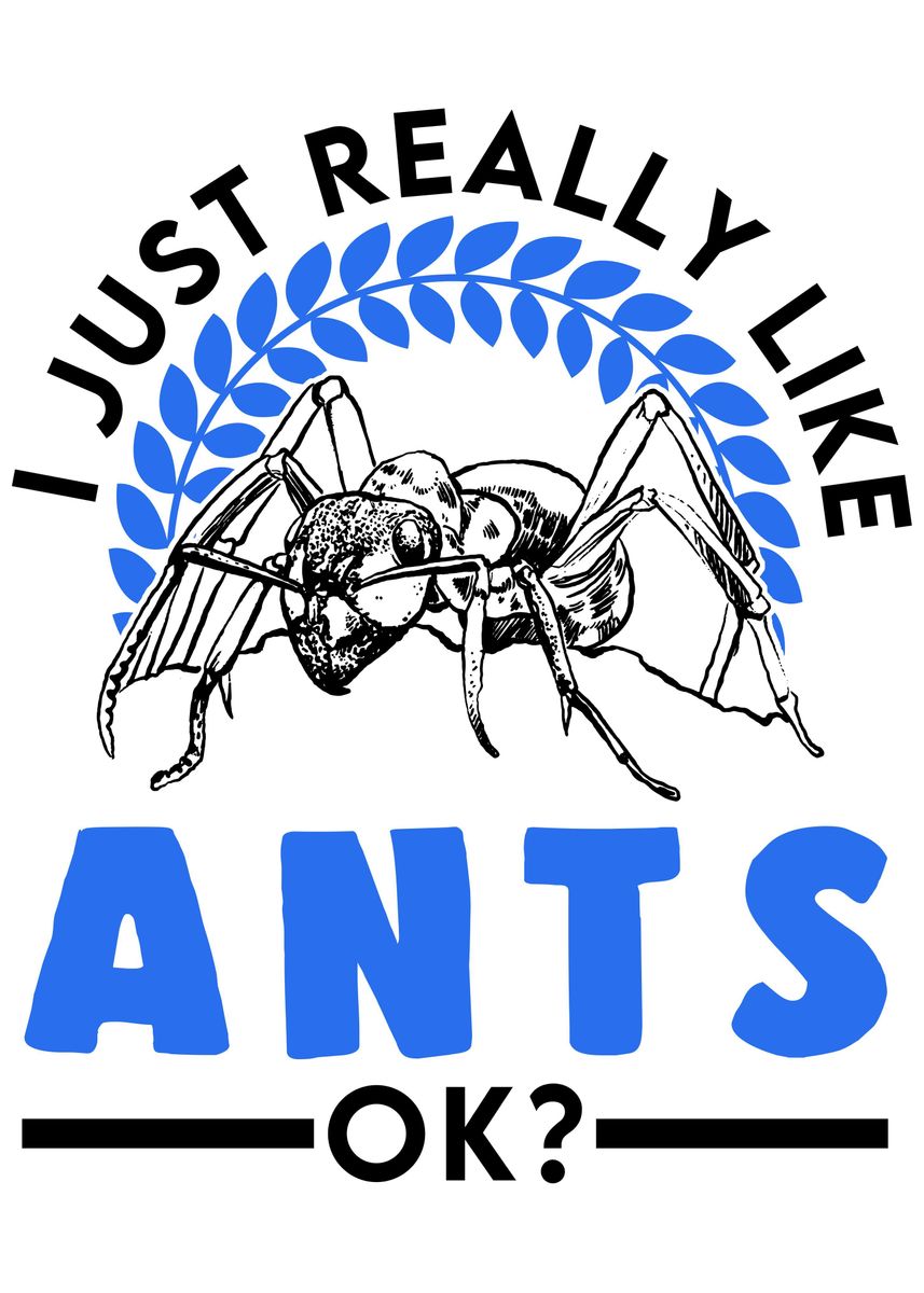 'Ants Ant Farm Anthill Fire' Poster, picture, metal print, paint by ...