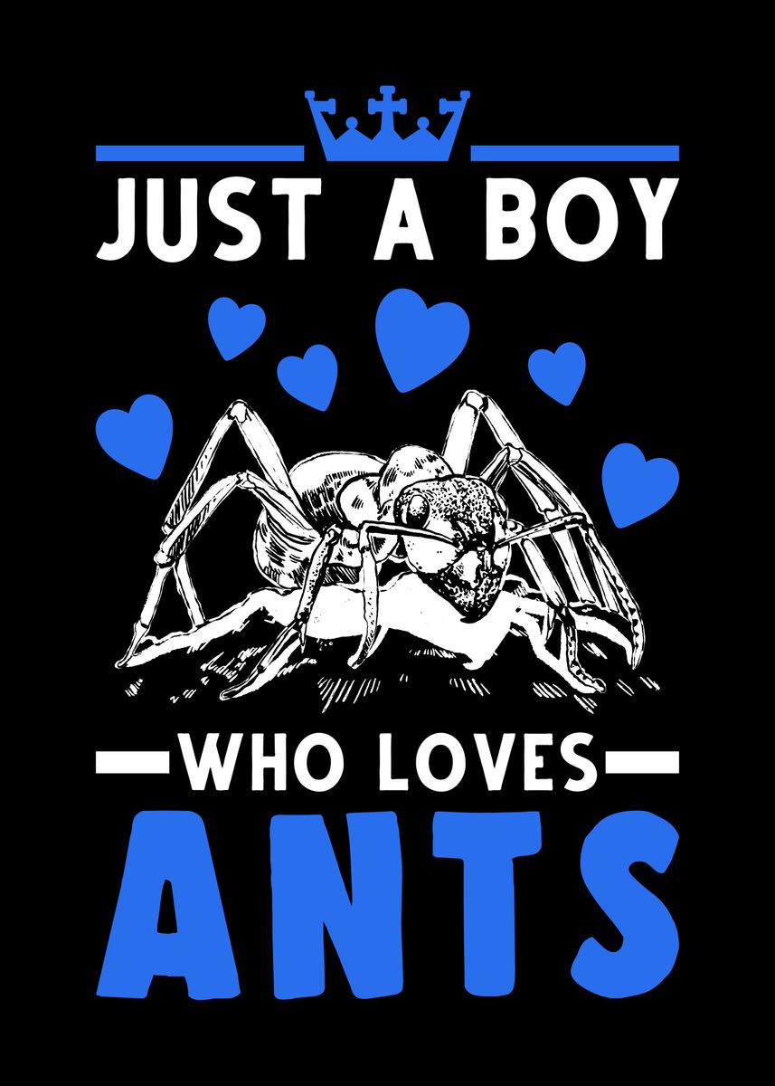 'Ants Boy Ant Farm Anthill' Poster by FavoritePlates | Displate