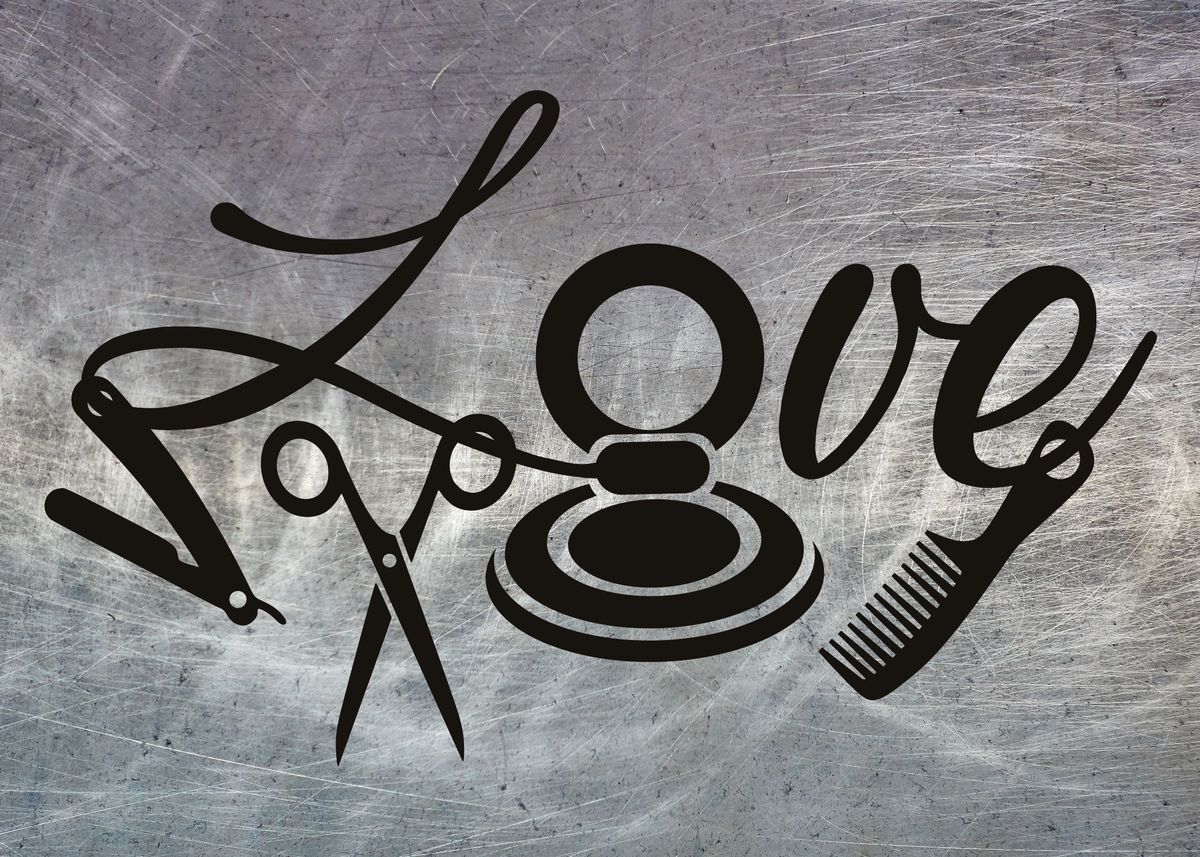 'HAIRDRESSERS LOVE' Poster by Atomic Chinook | Displate