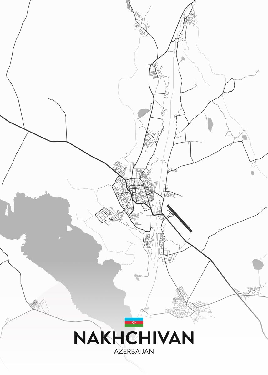 'Nakhchivan AZ' Poster, picture, metal print, paint by IMR Designs ...