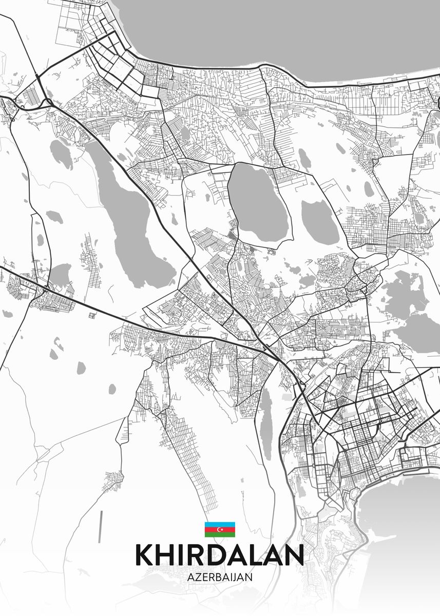 'Khirdalan AZ' Poster, picture, metal print, paint by IMR Designs ...