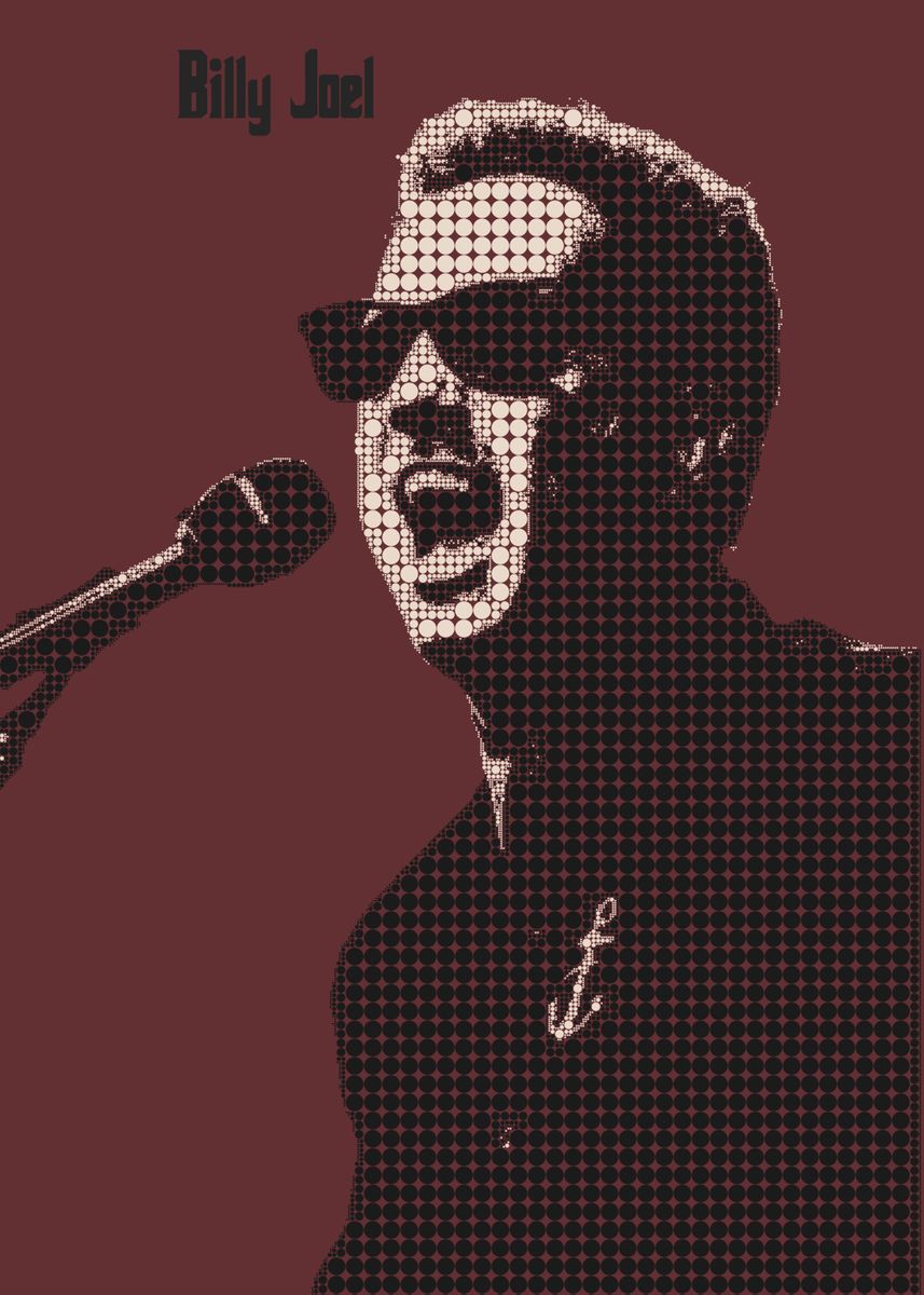 'Billy Joel' Poster, picture, metal print, paint by Poster Collections ...