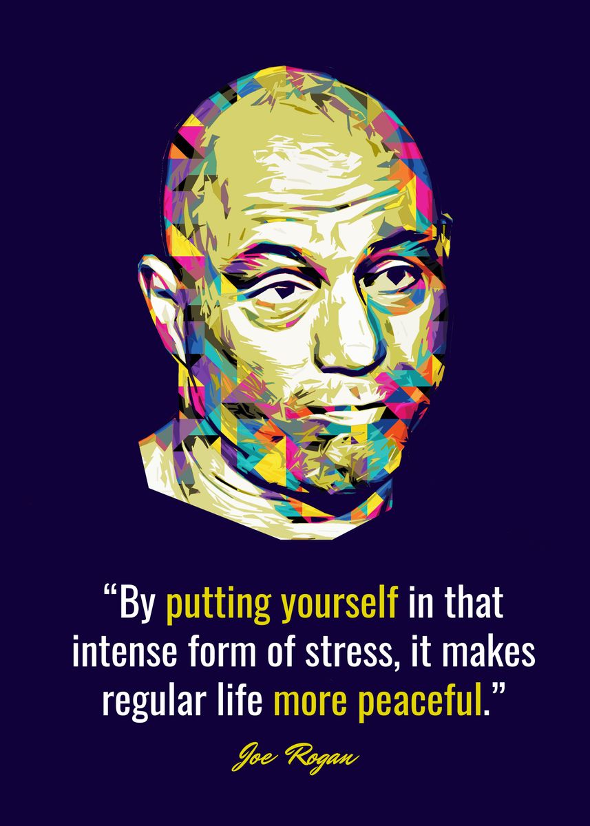 'Joe Rogan Quotes' Poster by Dicky Oktavian | Displate