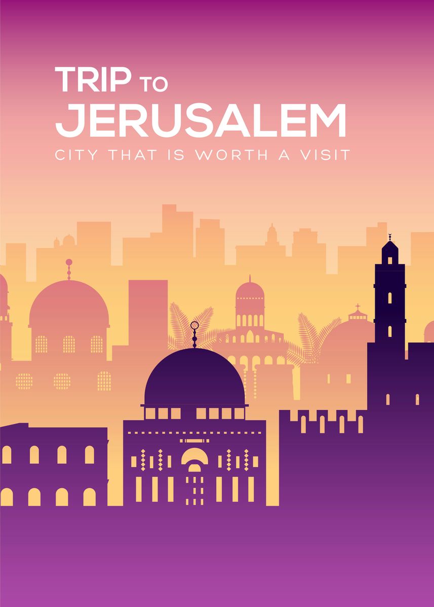 'Jerusalem' Poster by Paul C. Lane | Displate