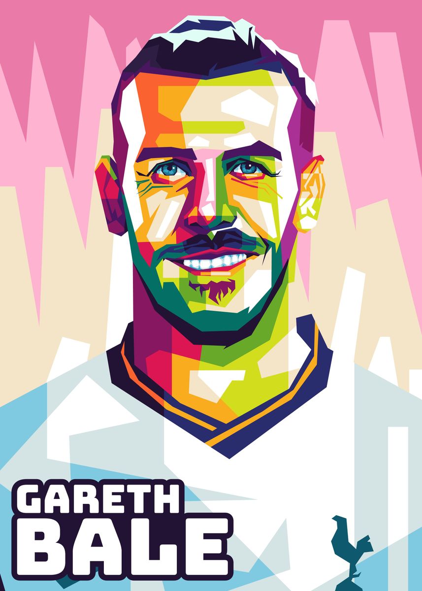 'Gareth Bale' Poster, picture, metal print, paint by Zull | Displate