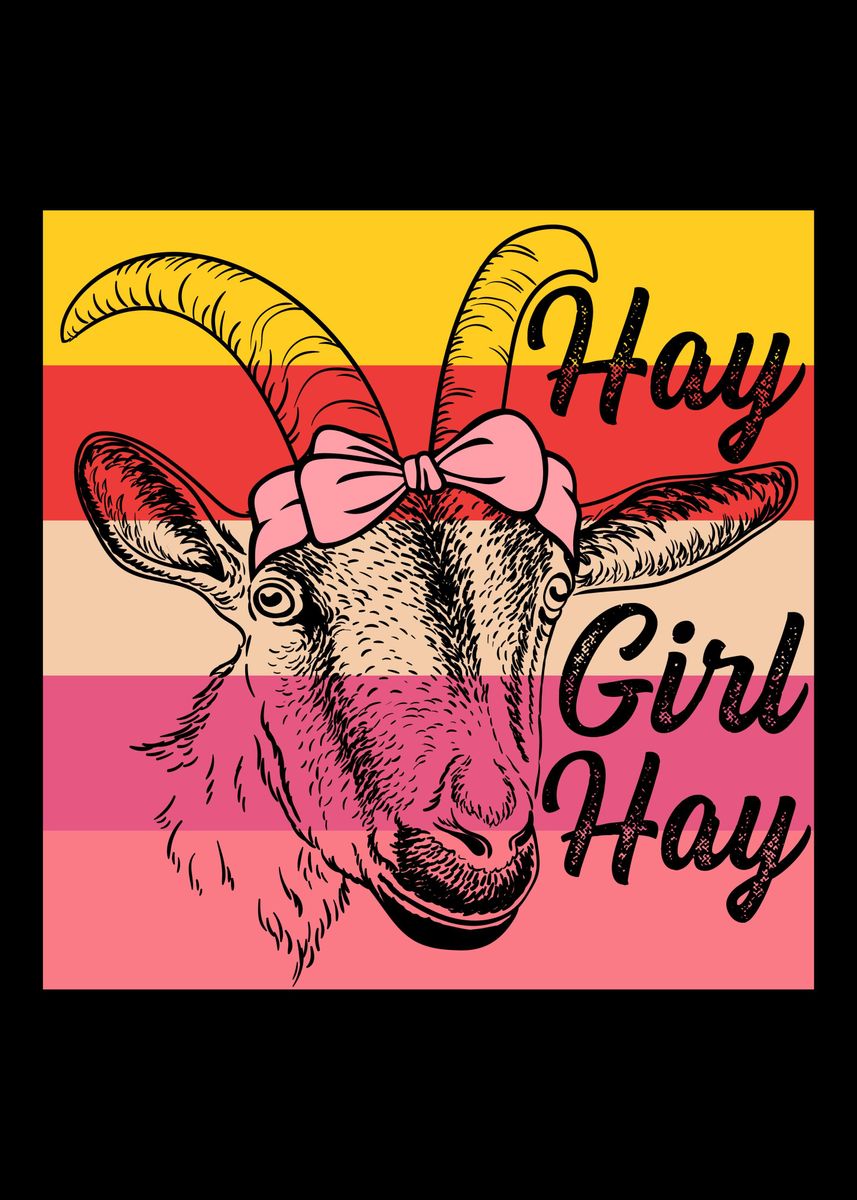 'Goats Lover Funny Quote' Poster by Hexor | Displate