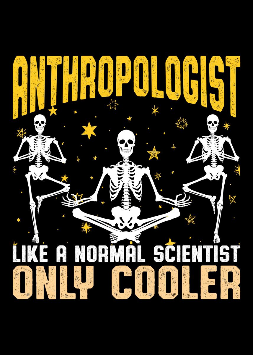 'Anthropology' Poster, picture, metal print, paint by Hexor | Displate