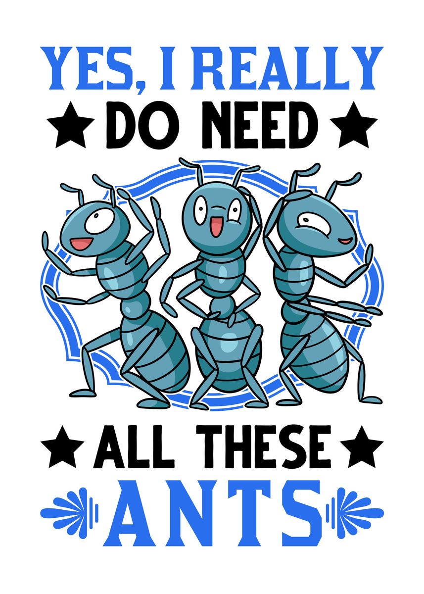 'Ants Ant Farm Anthill Gift' Poster, picture, metal print, paint by ...
