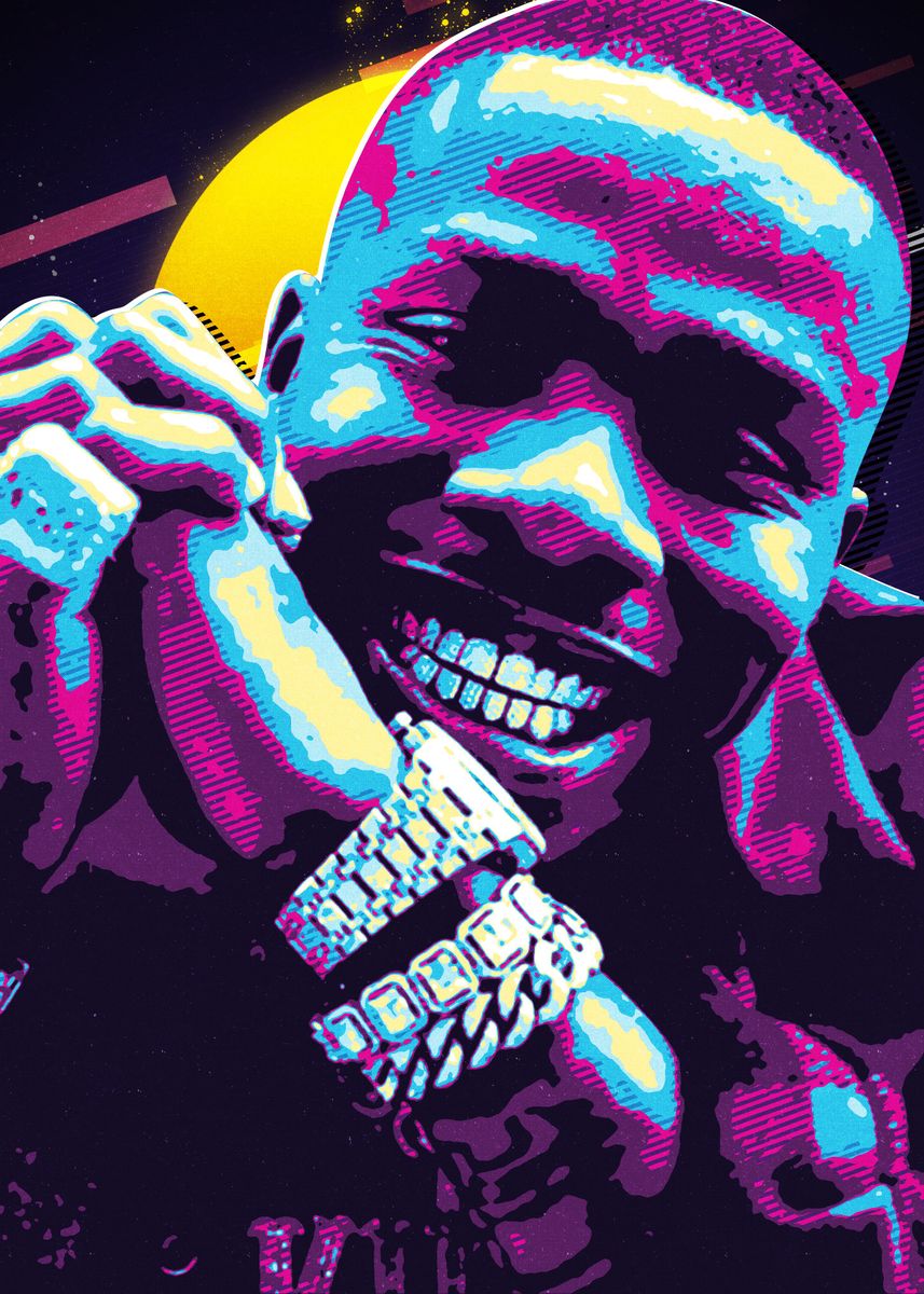 'Dababy ' Poster, picture, metal print, paint by Dee Wii | Displate