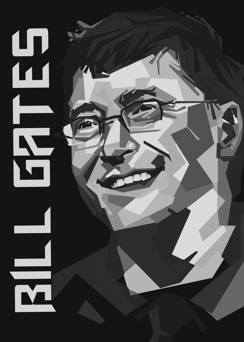 'career Microsoft Gates' Poster by Mshel Tyan | Displate