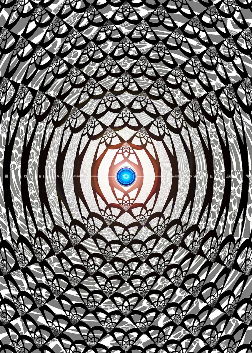 'Ajna THIRD EYE Vibration' Poster, picture, metal print, paint by Suyog ...