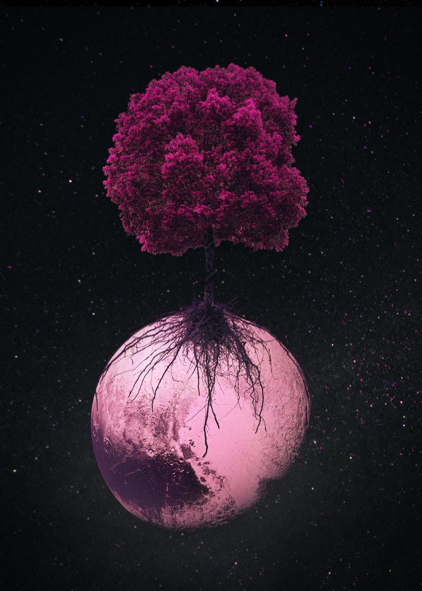 'Pluto Alive' Poster by Tim Watson | Displate