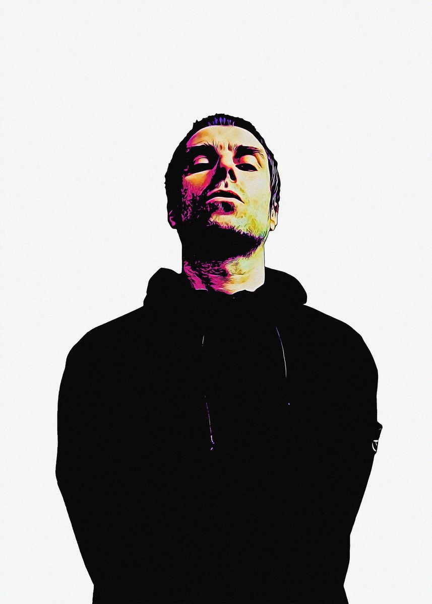 'LIAM GALLAGHER' Poster, picture, metal print, paint by ...