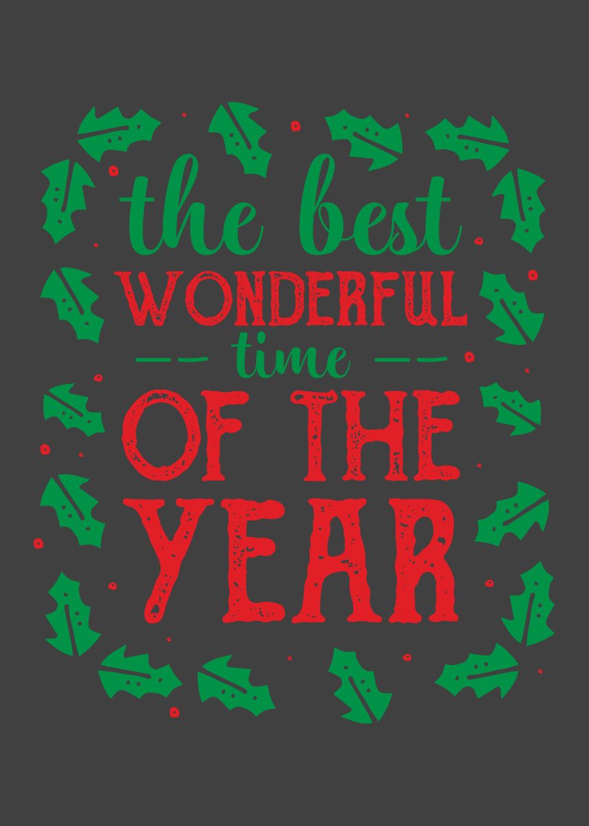 'The best Time of the year' Poster by BeMi | Displate