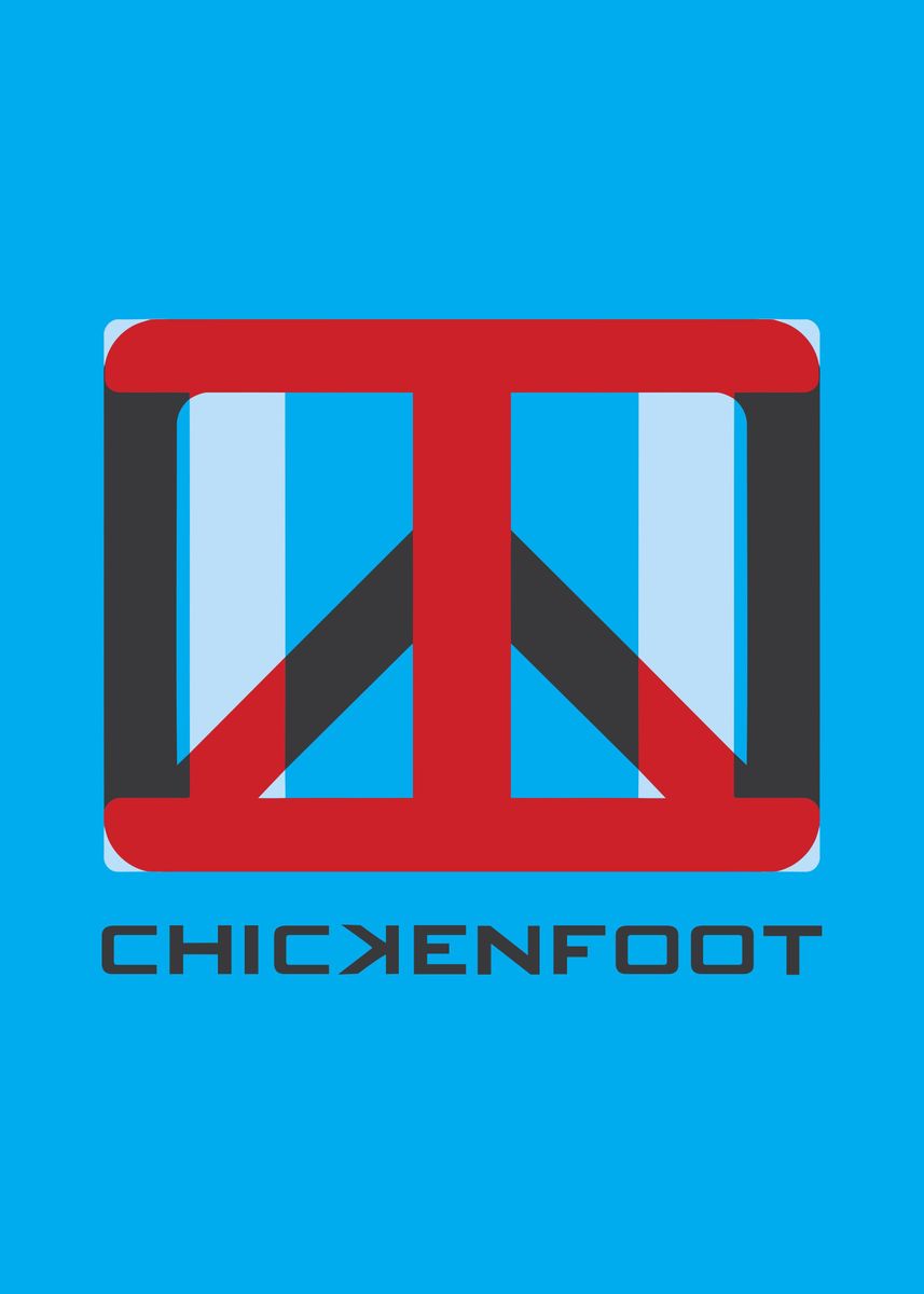 'Chickenfoot' Poster, picture, metal print, paint by supergaff | Displate