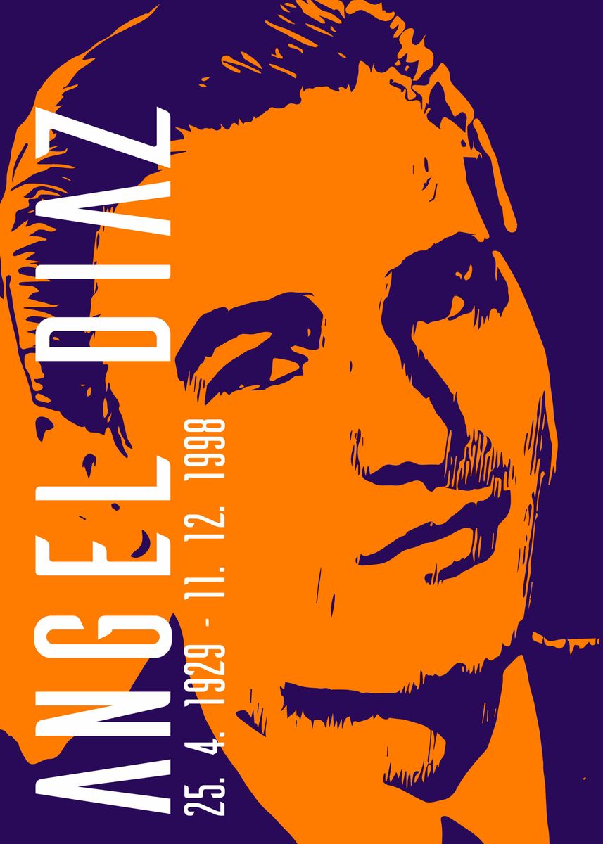 'Angel Diaz' Poster by Petra Rommelfanger | Displate