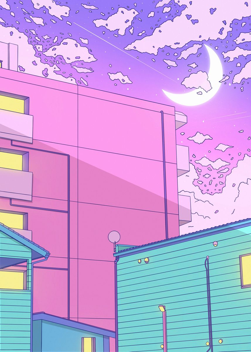 'Chill' Poster, picture, metal print, paint by Exhozt | Displate