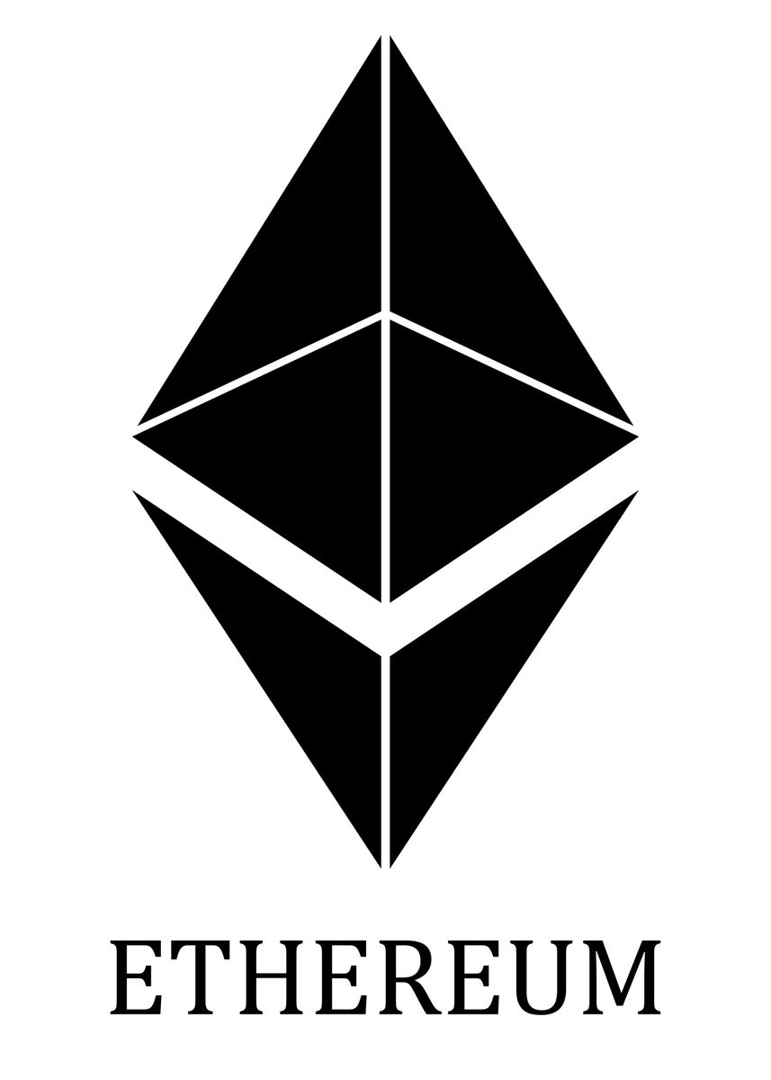 'Ethereum Symbol Sign' Poster, picture, metal print, paint by Max Ronn ...