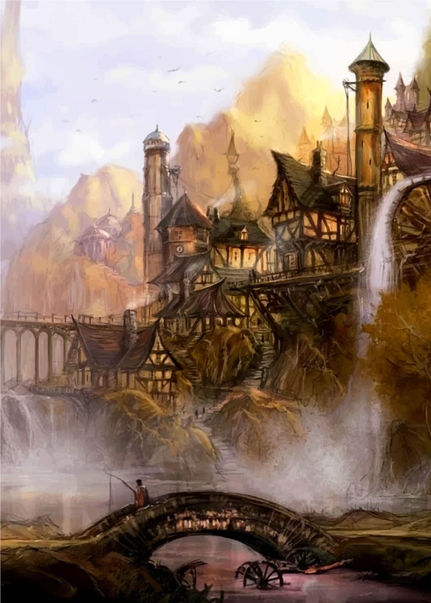 'fable' Poster, picture, metal print, paint by Gadot Design | Displate