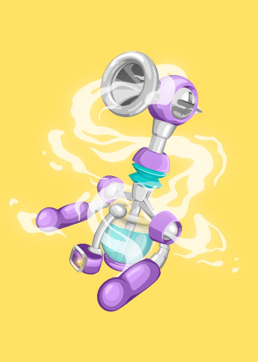 'FLUDD' Poster, picture, metal print, paint by Dylan Somon | Displate