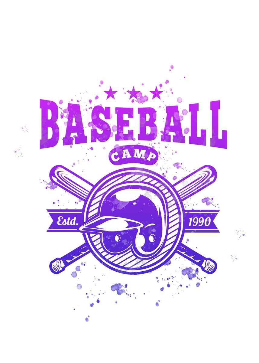 'Baseball Funny' Poster, picture, metal print, paint by RobertHall ...