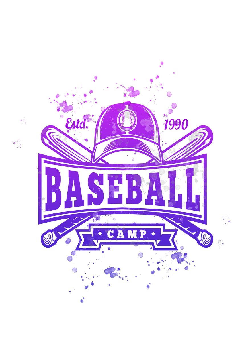 'Baseball Funny' Poster, picture, metal print, paint by RobertHall ...