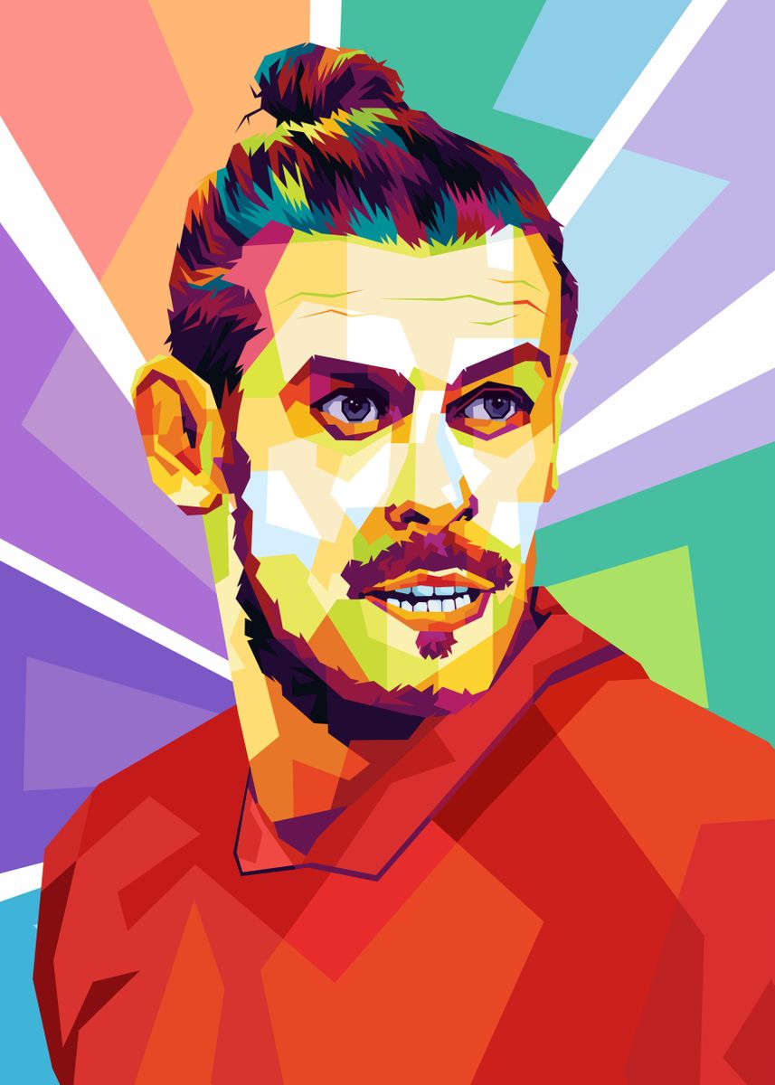 'Gareth Bale ' Poster, picture, metal print, paint by Ardi Arumansah ...