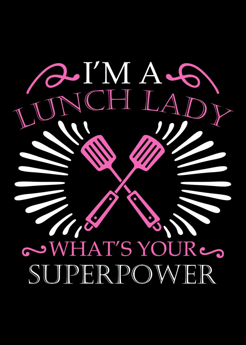 'Lunch Lady' Poster, picture, metal print, paint by CrazySquirrel ...