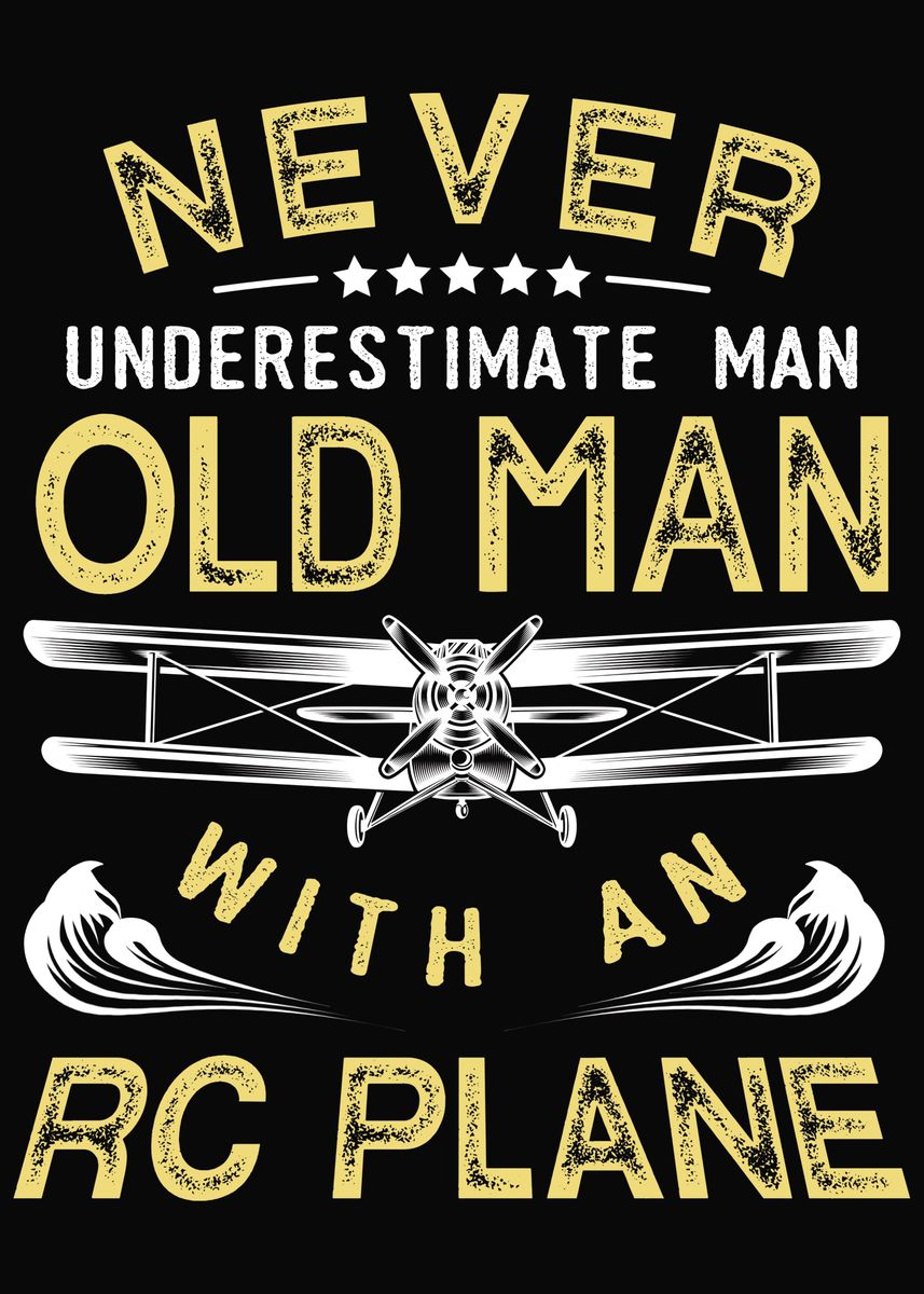 'Airplane Pilot Flying' Poster, picture, metal print, paint by ...