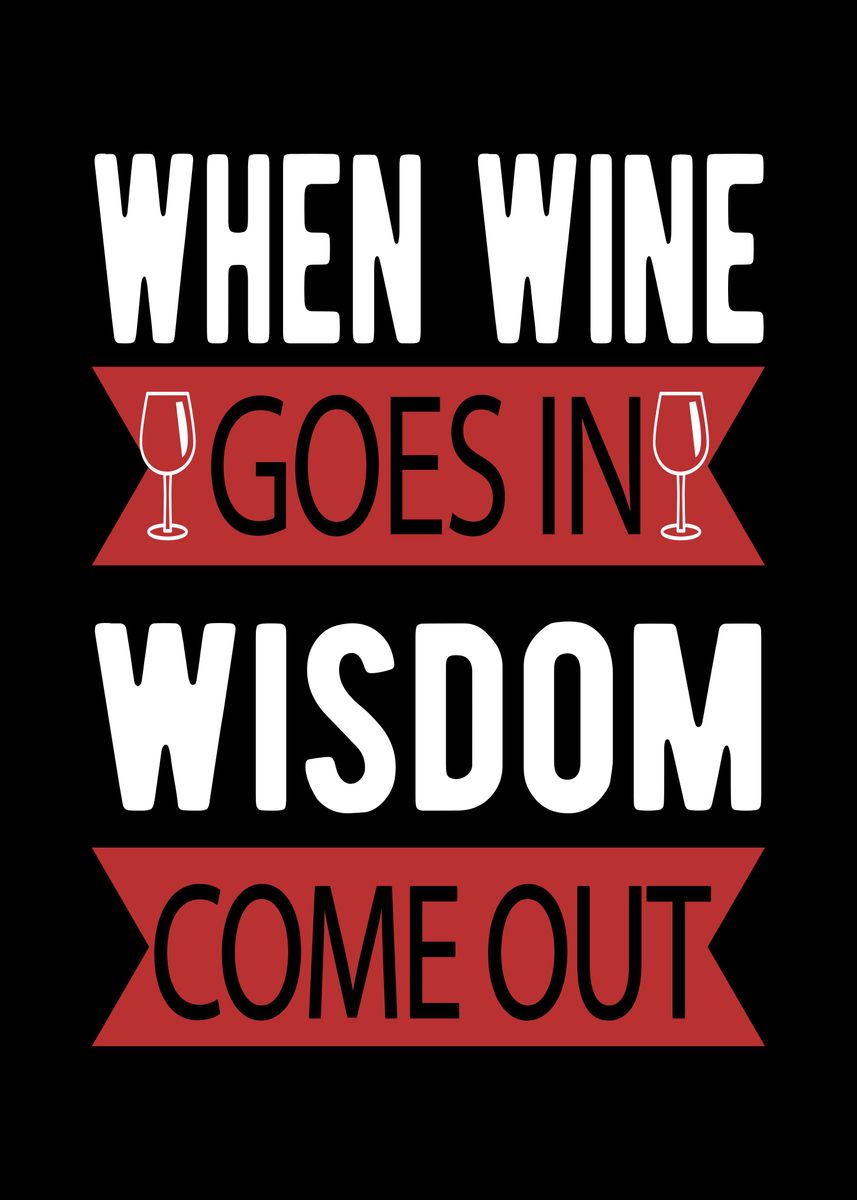 'Wisdom' Poster, picture, metal print, paint by Neon Moon | Displate