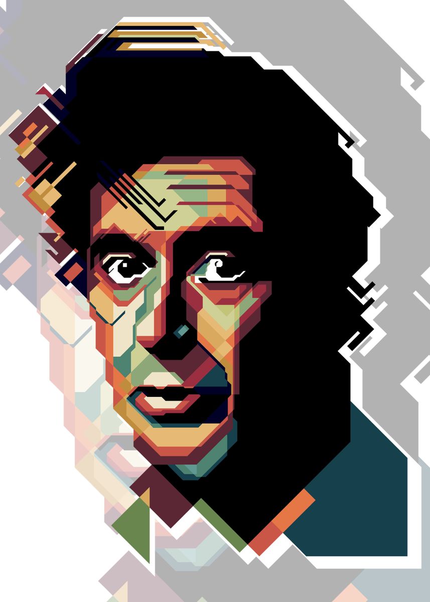 'Al Pacino' Poster, picture, metal print, paint by Java Creative | Displate