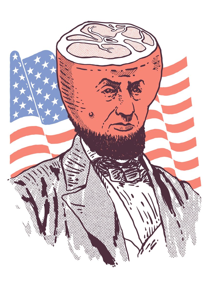 'AbraHam Lincoln' Poster by Demonigote Shirts | Displate