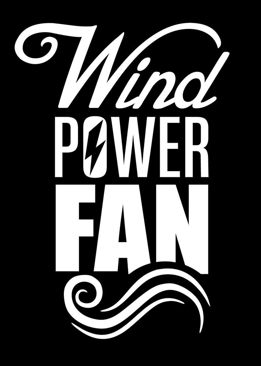 'Wind Power Fan' Poster, picture, metal print, paint by dr3designs ...