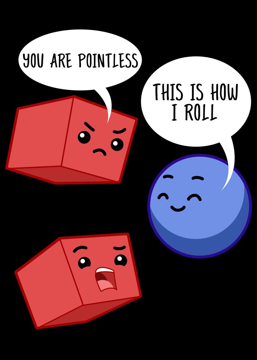 'You Are Pointless' Poster by CatRobot | Displate