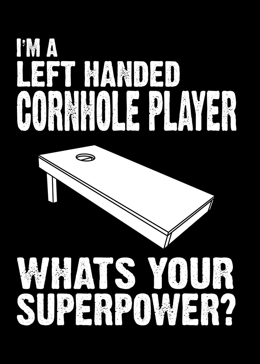 'Funny Cornhole For Player ' Poster, picture, metal print, paint by ...
