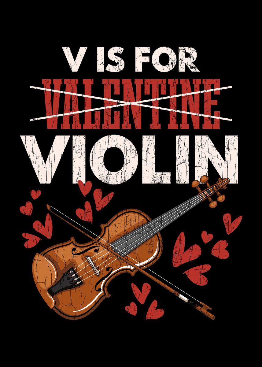 'Valentines Day Gift For Vi' Poster, picture, metal print, paint by ...