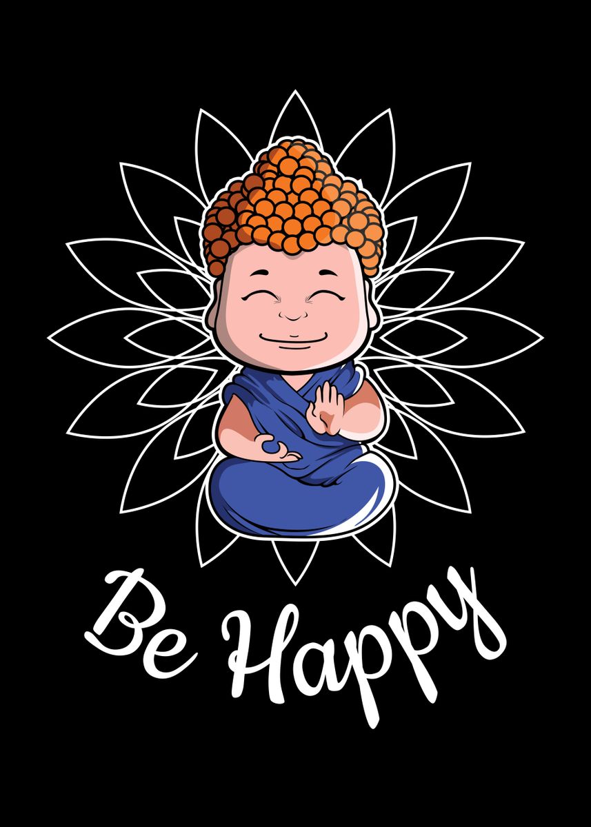 'Funny Namaste Meditation' Poster by ShirTom | Displate