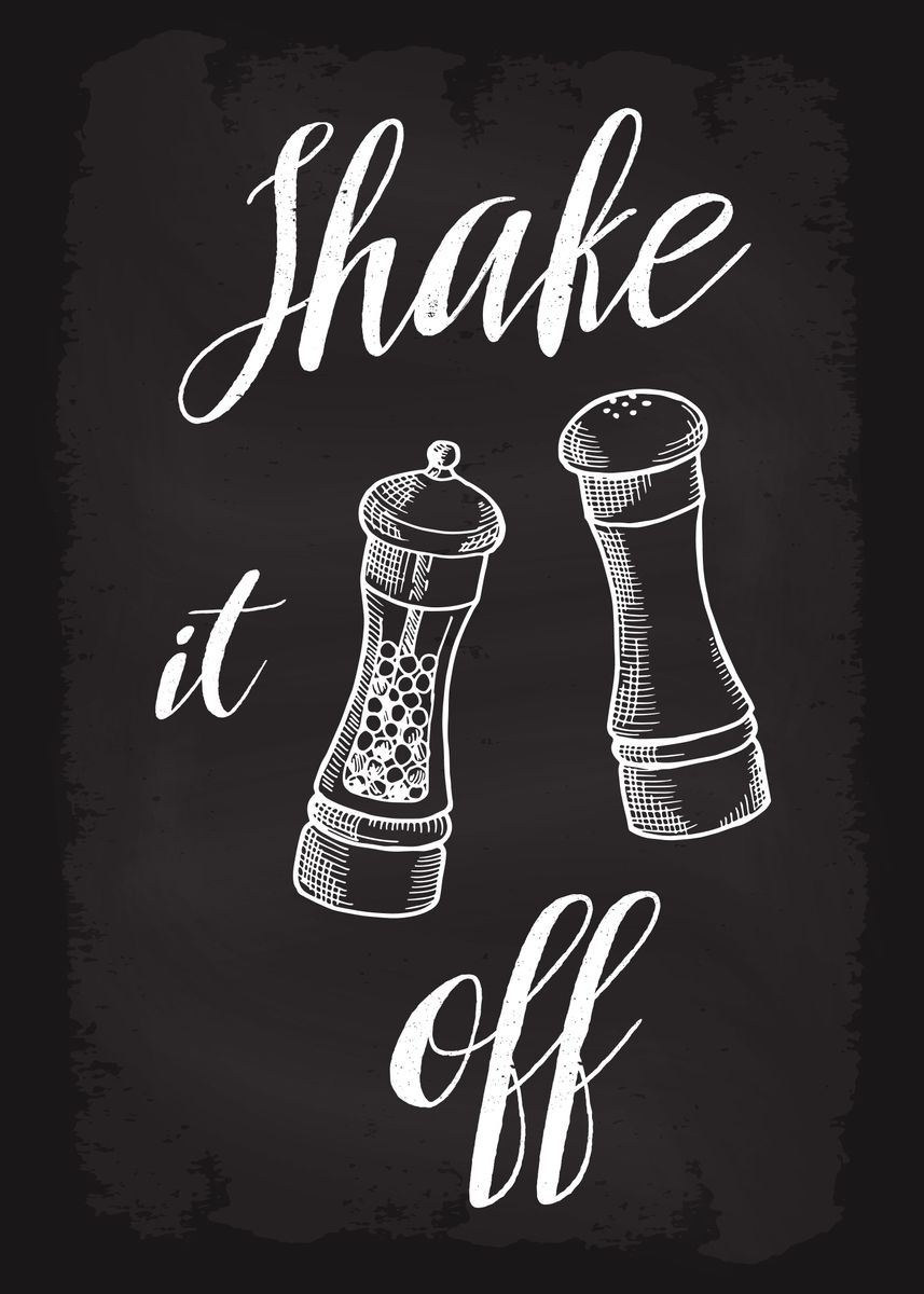 'Shake it off' Poster, picture, metal print, paint by dkDesign | Displate