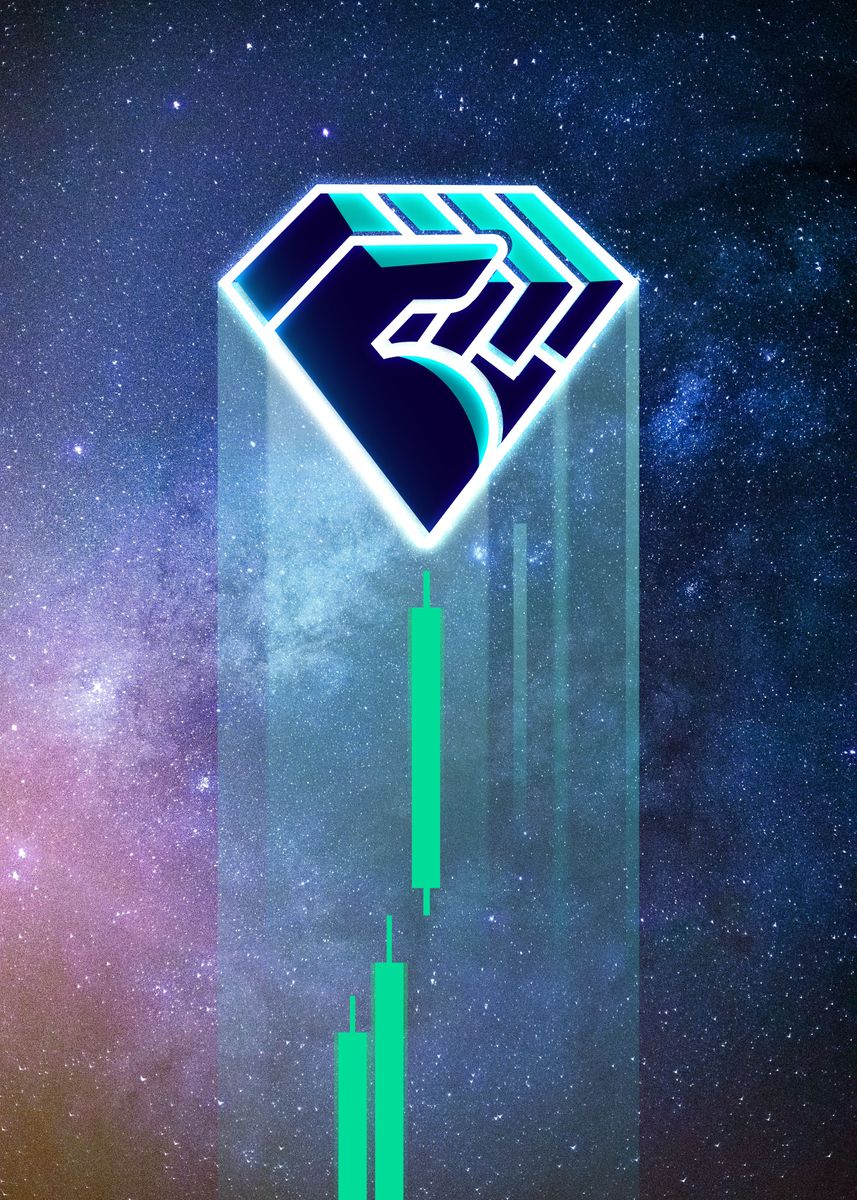 'Diamondhand MOASS' Poster, picture, metal print, paint by Ed Labetski ...