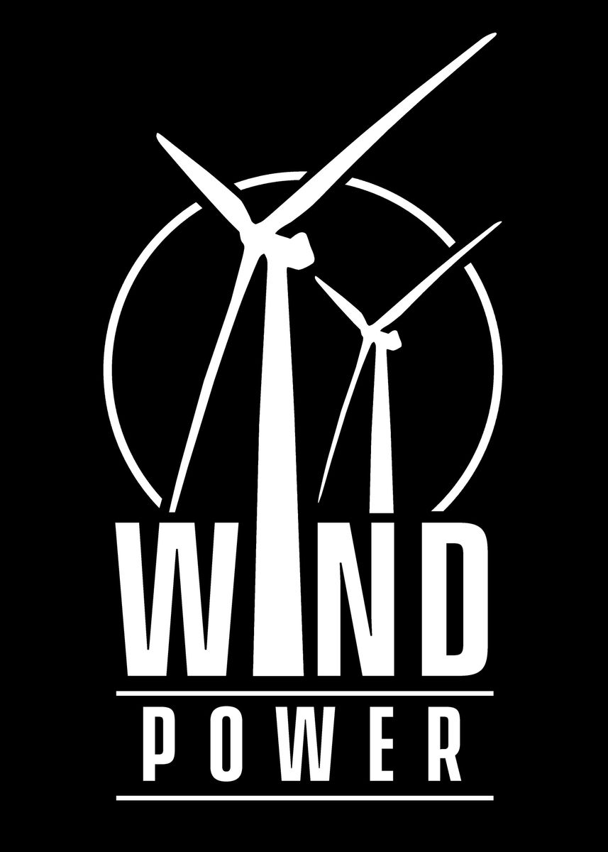 'Wind Power' Poster, picture, metal print, paint by dr3designs | Displate