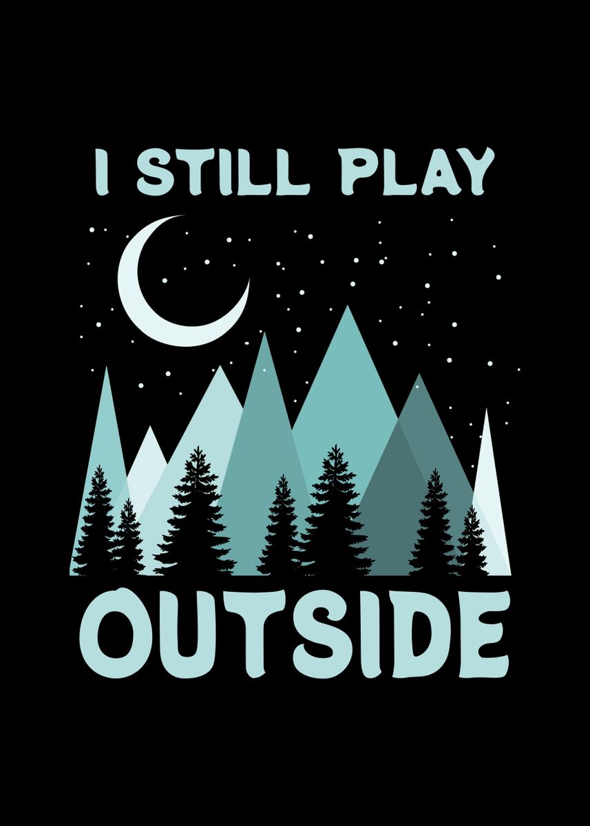 'Camping Vacation' Poster, picture, metal print, paint by Shiva121 ...