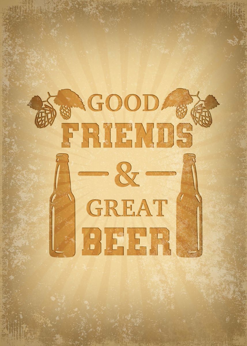 'Beer' Poster by AK47 Creative | Displate