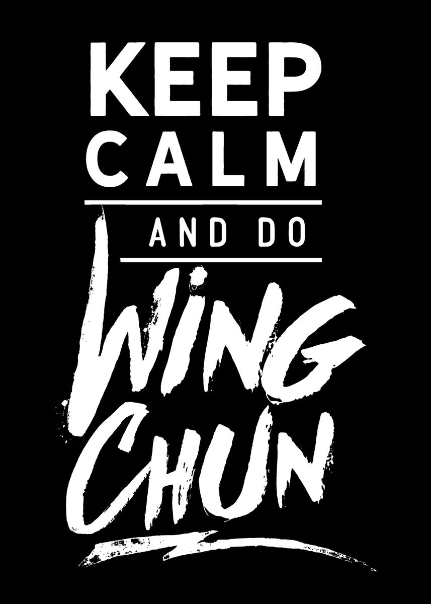 'Wing Chun' Poster by dr3designs | Displate