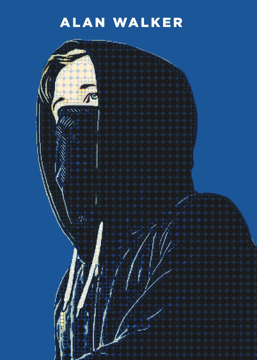 'alan walker' Poster, picture, metal print, paint by Bestselling Music ...