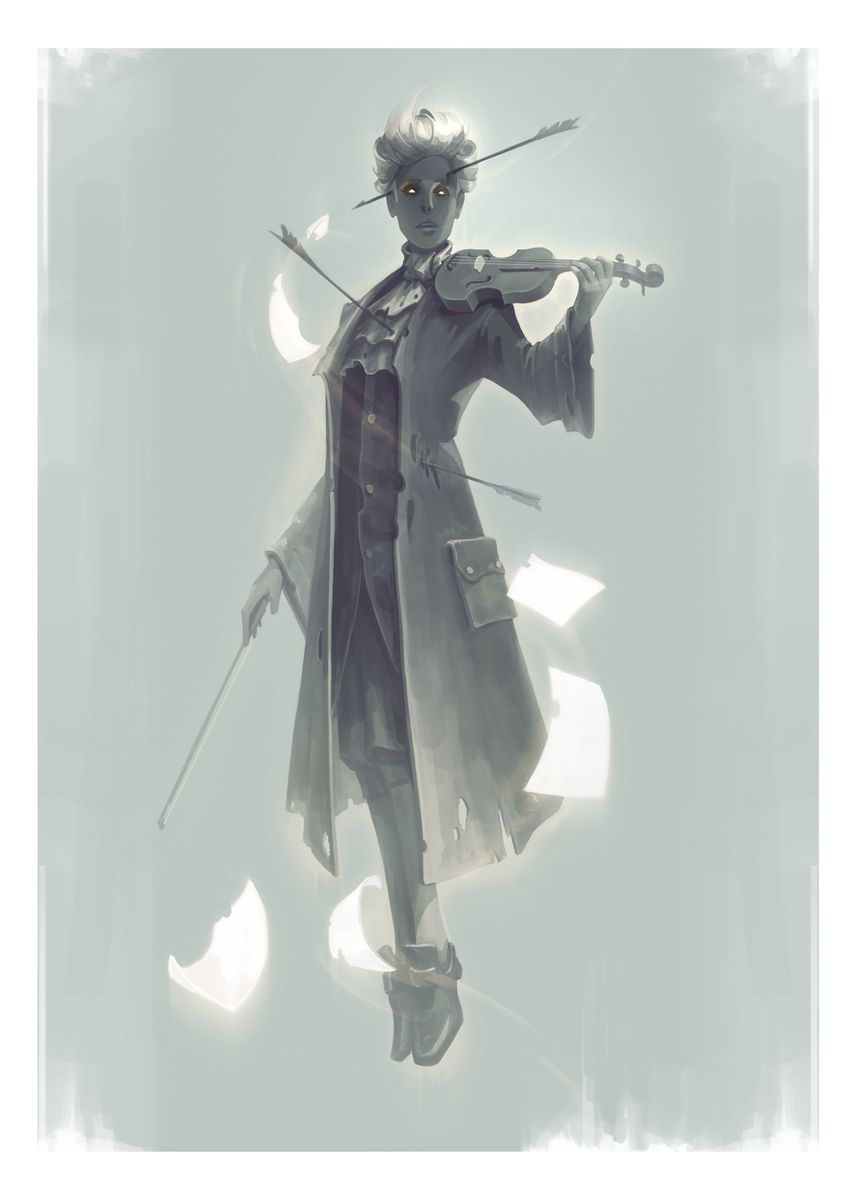 'Death Violin' Poster, picture, metal print, paint by Yasen Stoilov ...