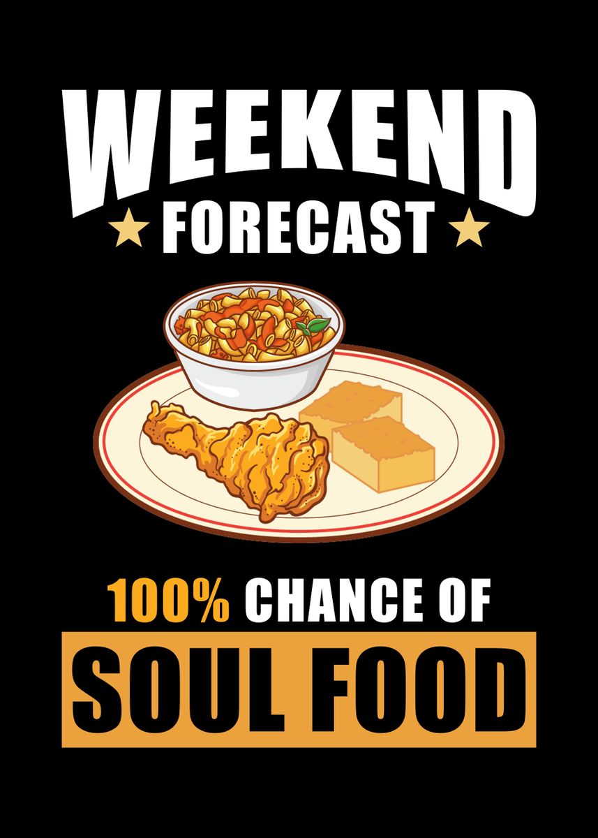 'Soul Food' Poster, picture, metal print, paint by schmugo | Displate