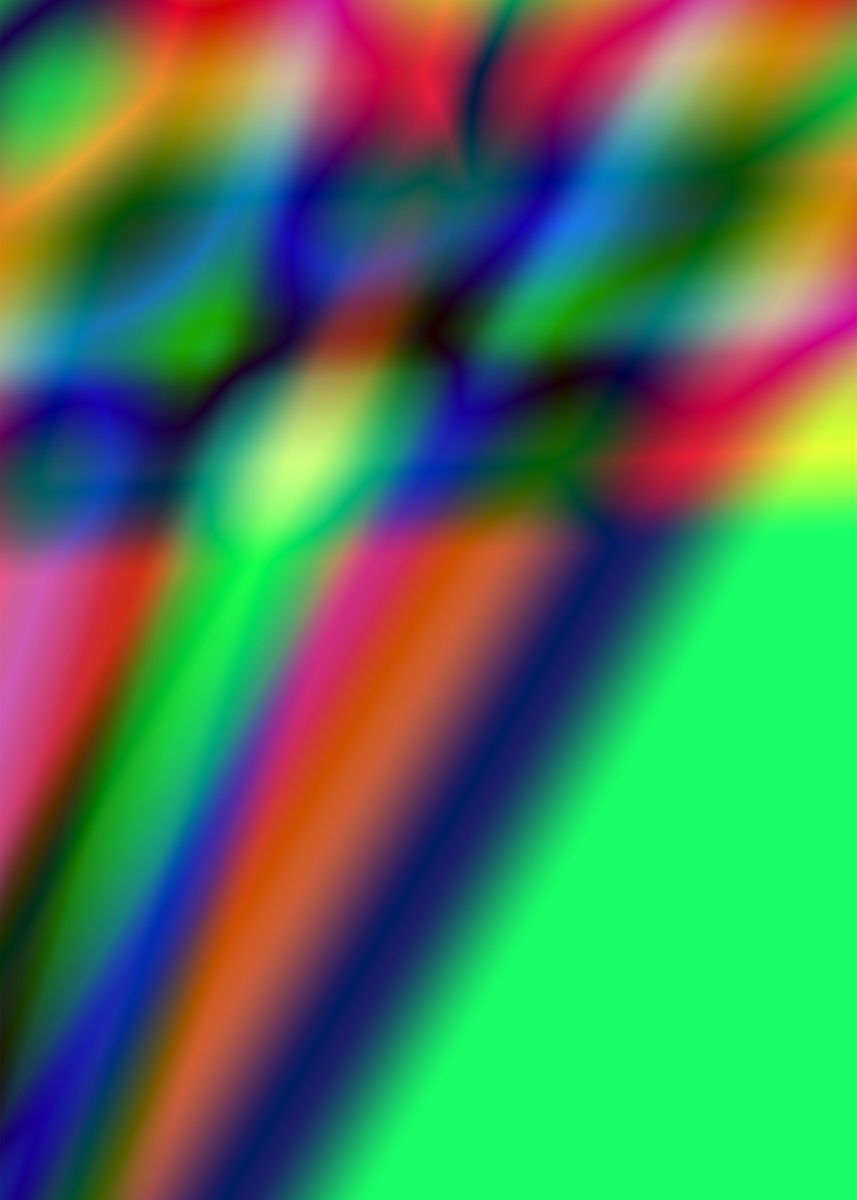 'RED BLUE GREEN TEXTURE ART' Poster, picture, metal print, paint by ...