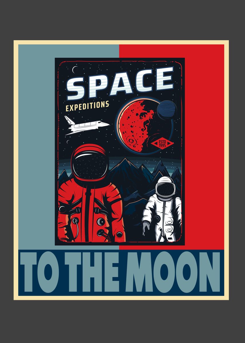 'Astronaut Space' Poster by Artur | Displate