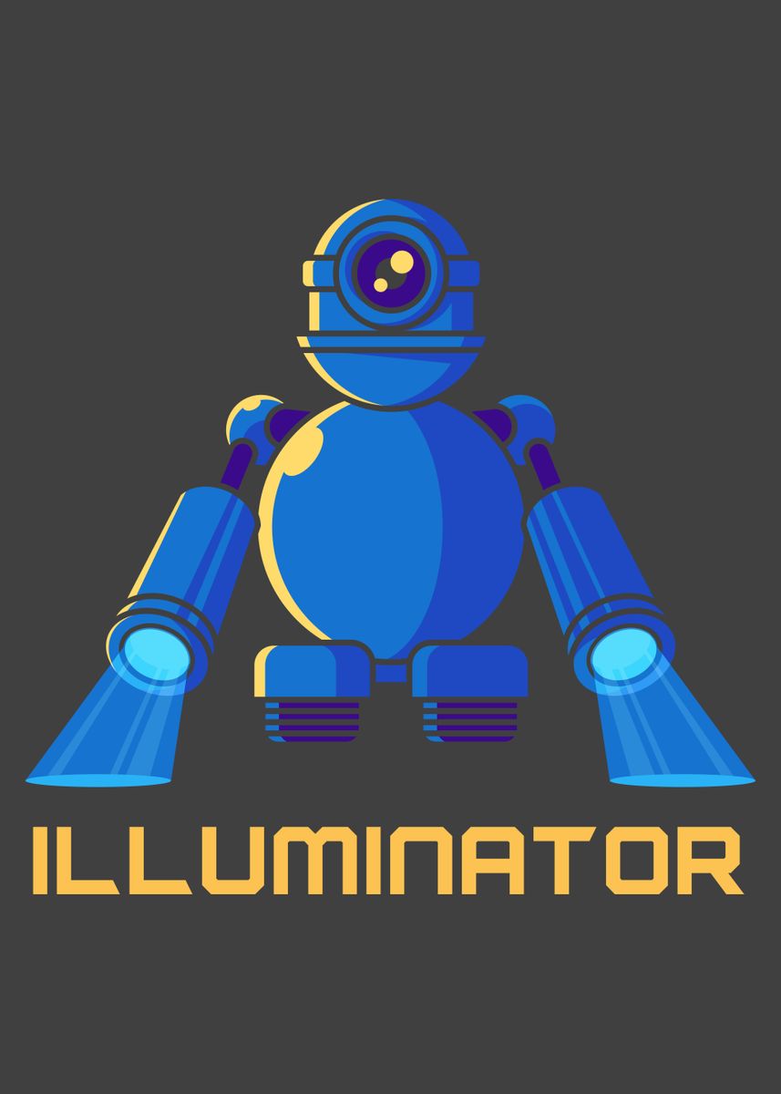 'ILLUMINATOR MOVING LIGHT' Poster by CrownMerch | Displate